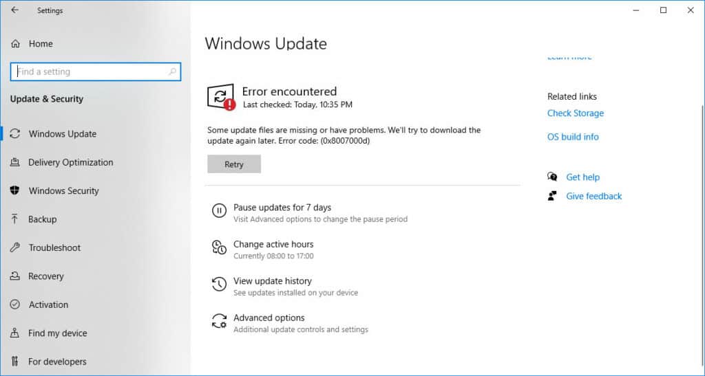 How to Fix Error Code 0X8007000D in Windows 10 - DevsJournal