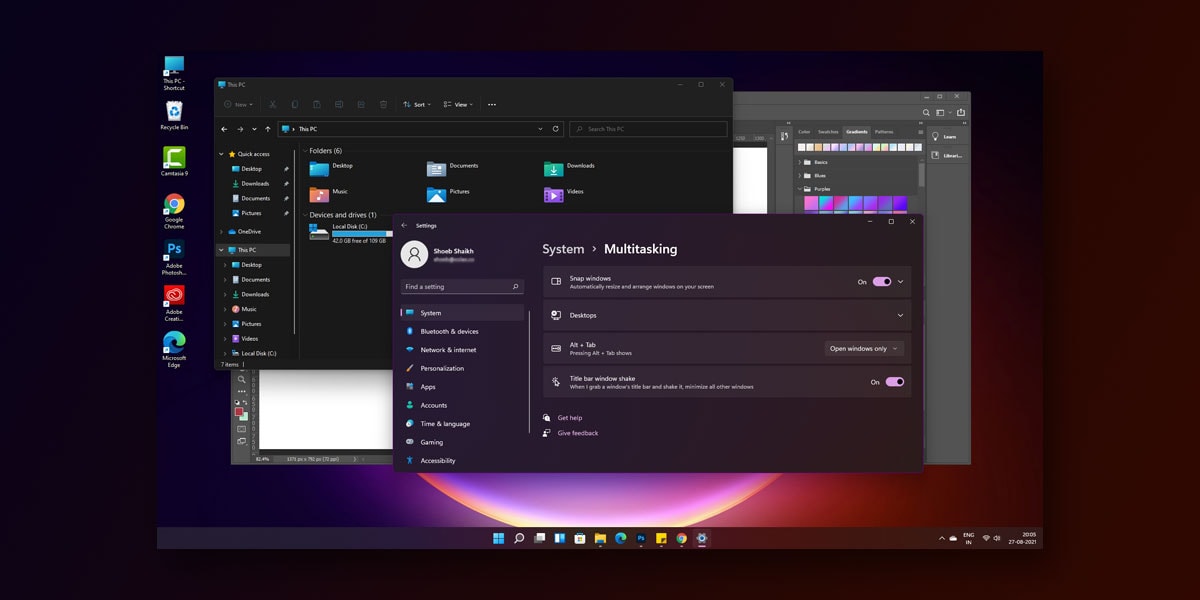 How To Enable Disable Title Bar Window Shake In Windows 11 DevsJournal
