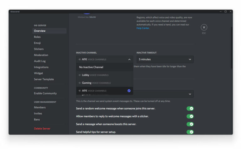 How to Make an AFK Channel in Discord - DevsJournal