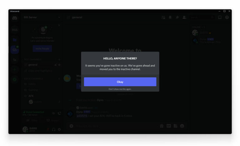 How to Make an AFK Channel in Discord - DevsJournal